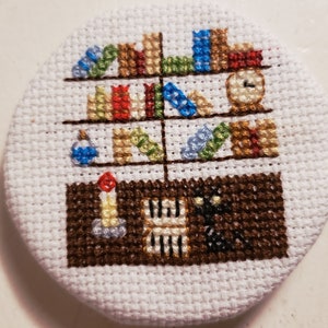 Library Cross Stitch Pattern - Etsy
