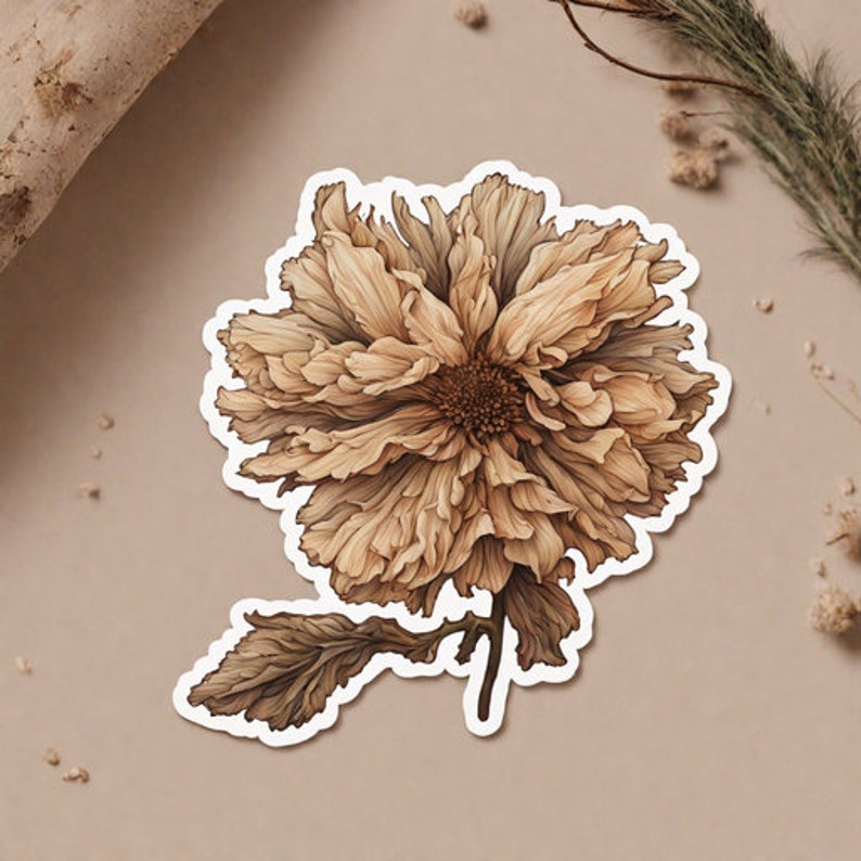 50 Dried Flower Stickers Bundle, Downloadable Digital Sticker Sheets ...