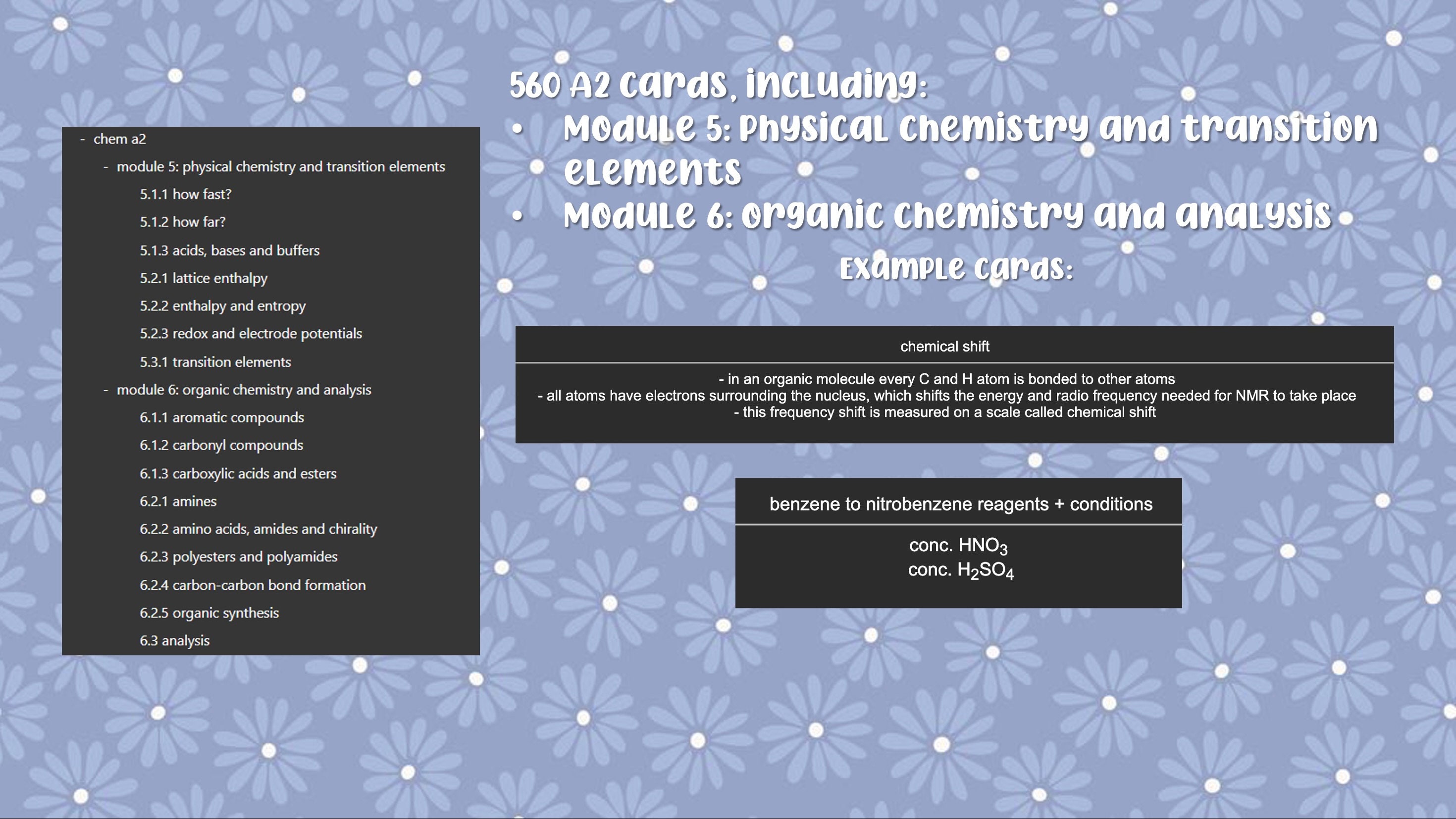 OCR A A Level Chemistry A Anki Flashcards Decks Cards - Etsy