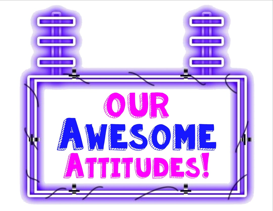 Awesome Attitudes Behavior Charts for Kids - Etsy