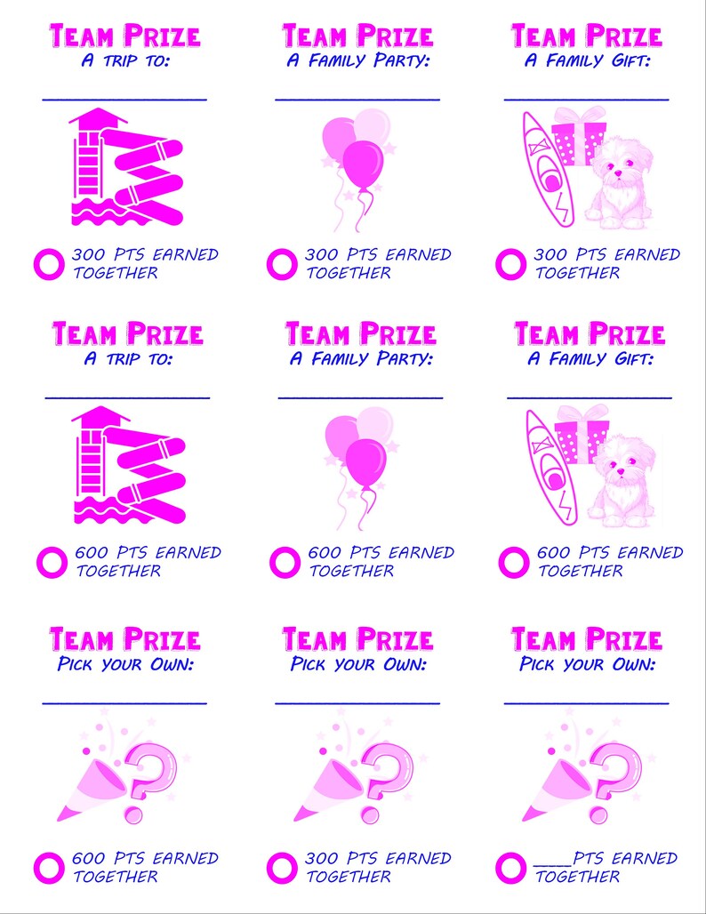 Awesome Attitudes Behavior Charts for Kids - Etsy