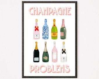 Champagne Problems Poster Printable Wall Art Swiftie Poster Digital ...