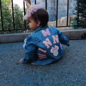 Magic Park Disney Jacket With Pearls , Patches Are Sewn On - Etsy