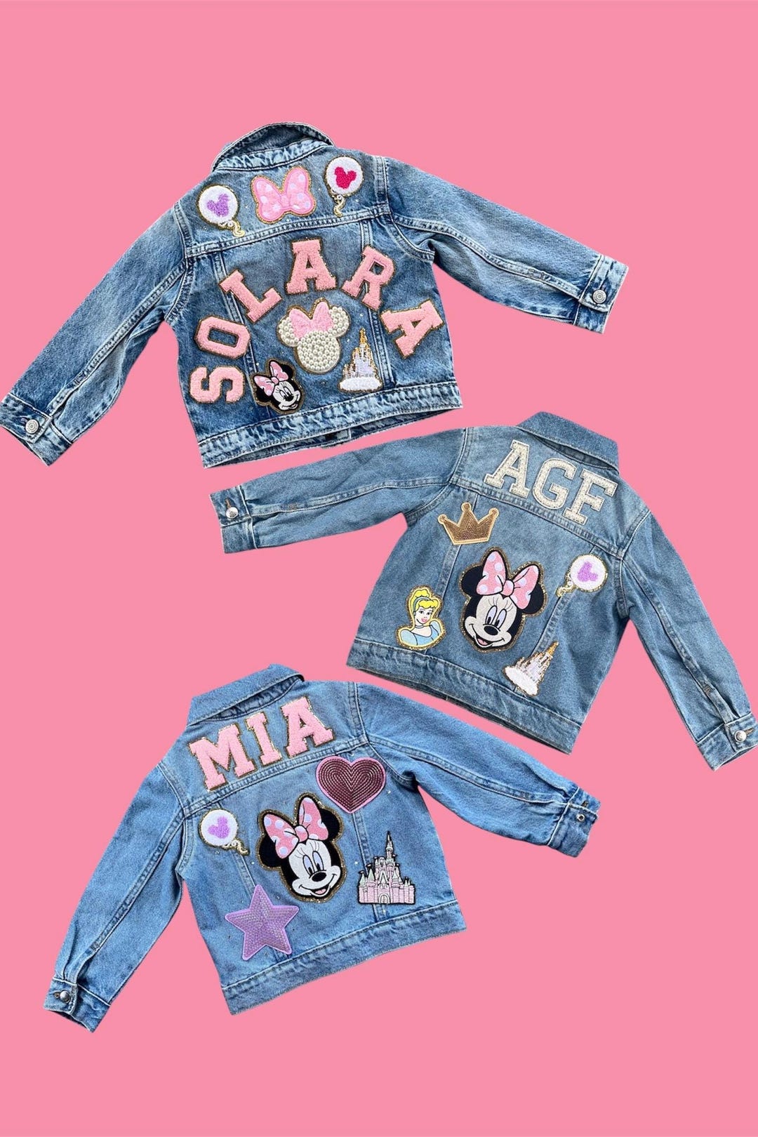 Disney Princess Patch Jacket for Baby and Toddler W/ Rainstones ( All ...