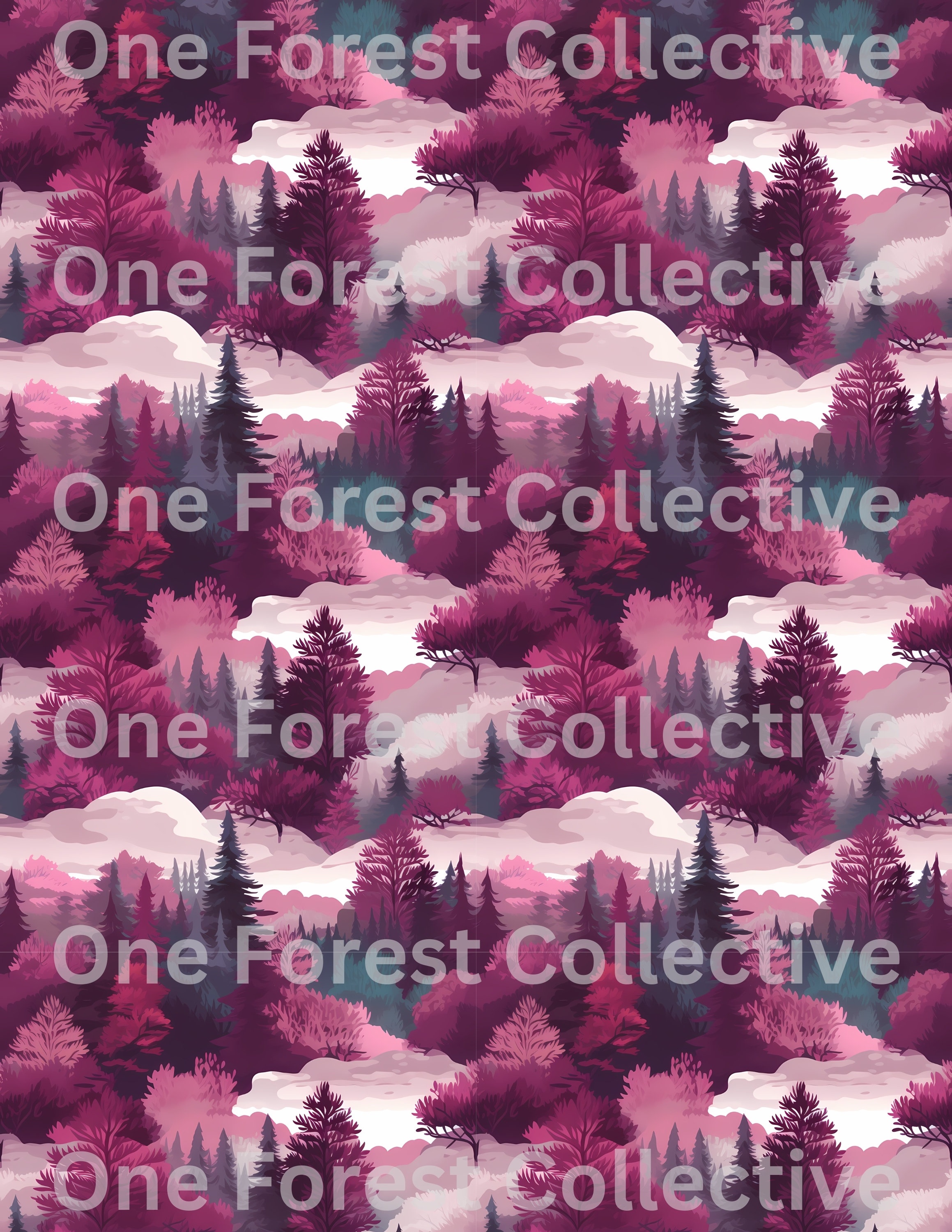 16 Forest Inspired Printable Paper Patterns Digital Images Scrapbook ...