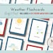 Montessori Weather Flashcards, Educational Weather Cards for Kids ...