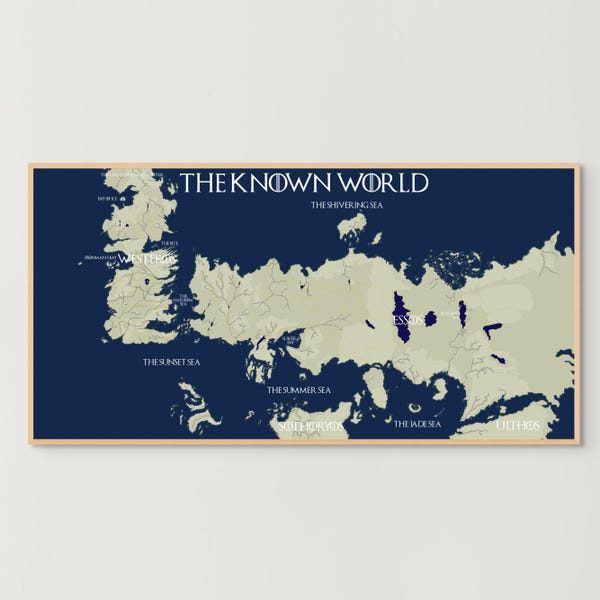 Westeros Map - Etsy