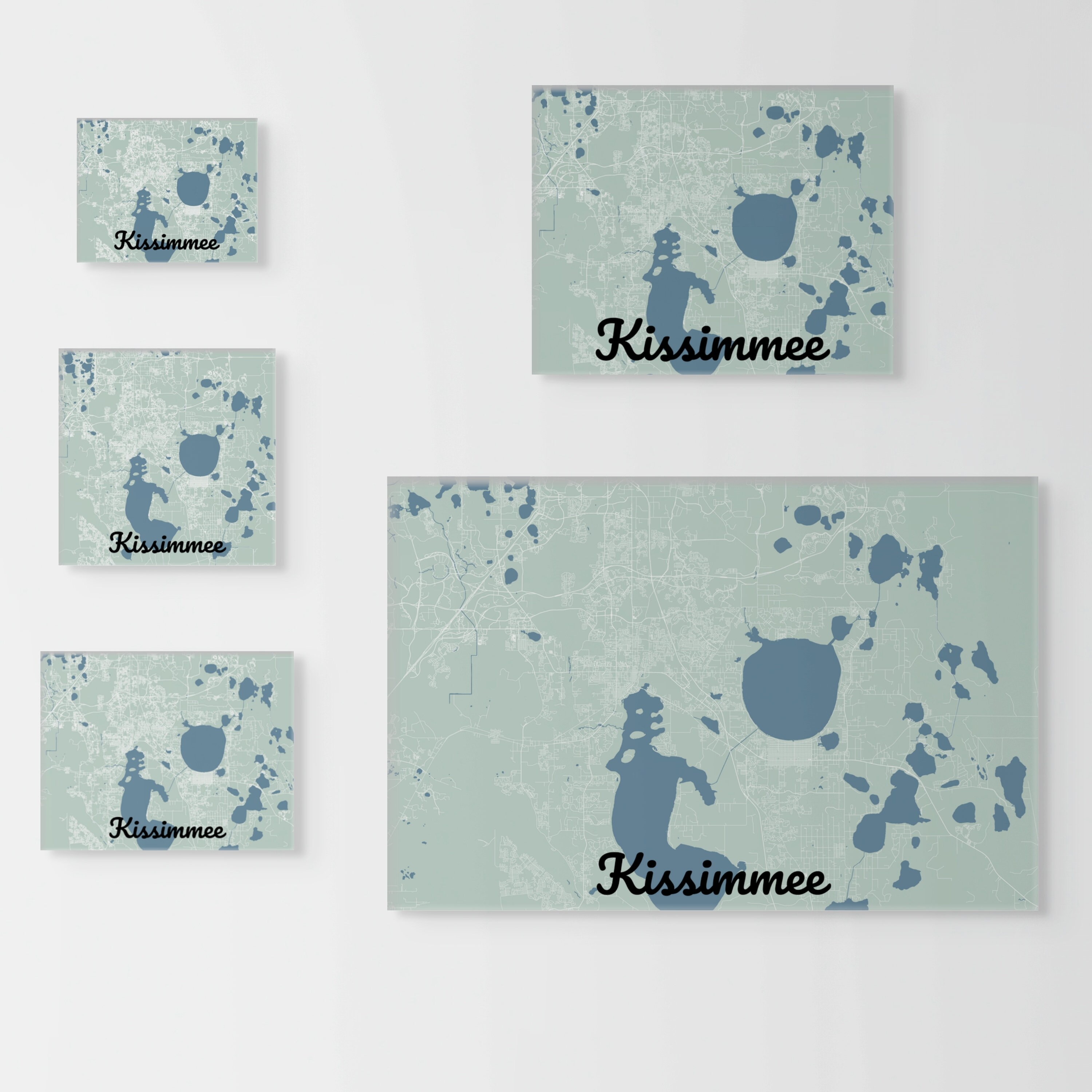 Kissimmee FL Map Immediate Digital Download, Kissimmee Florida Map ...