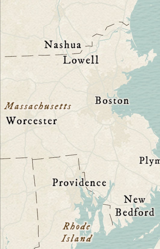 Mini Map Magnet, Map Magnet, Mini Map, Miniature Gift, Custom Gift ...