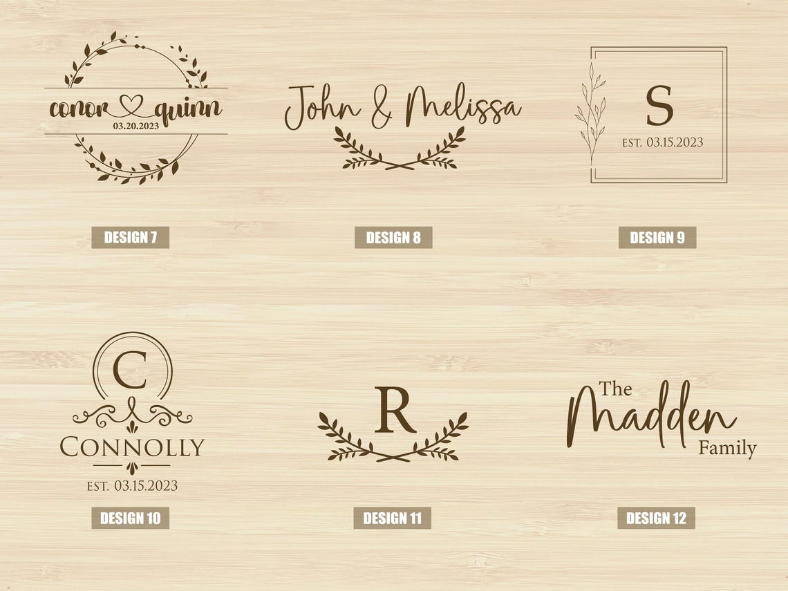 Custom Engraved Snack and Serving Plate - Personalized Charcuterie ...