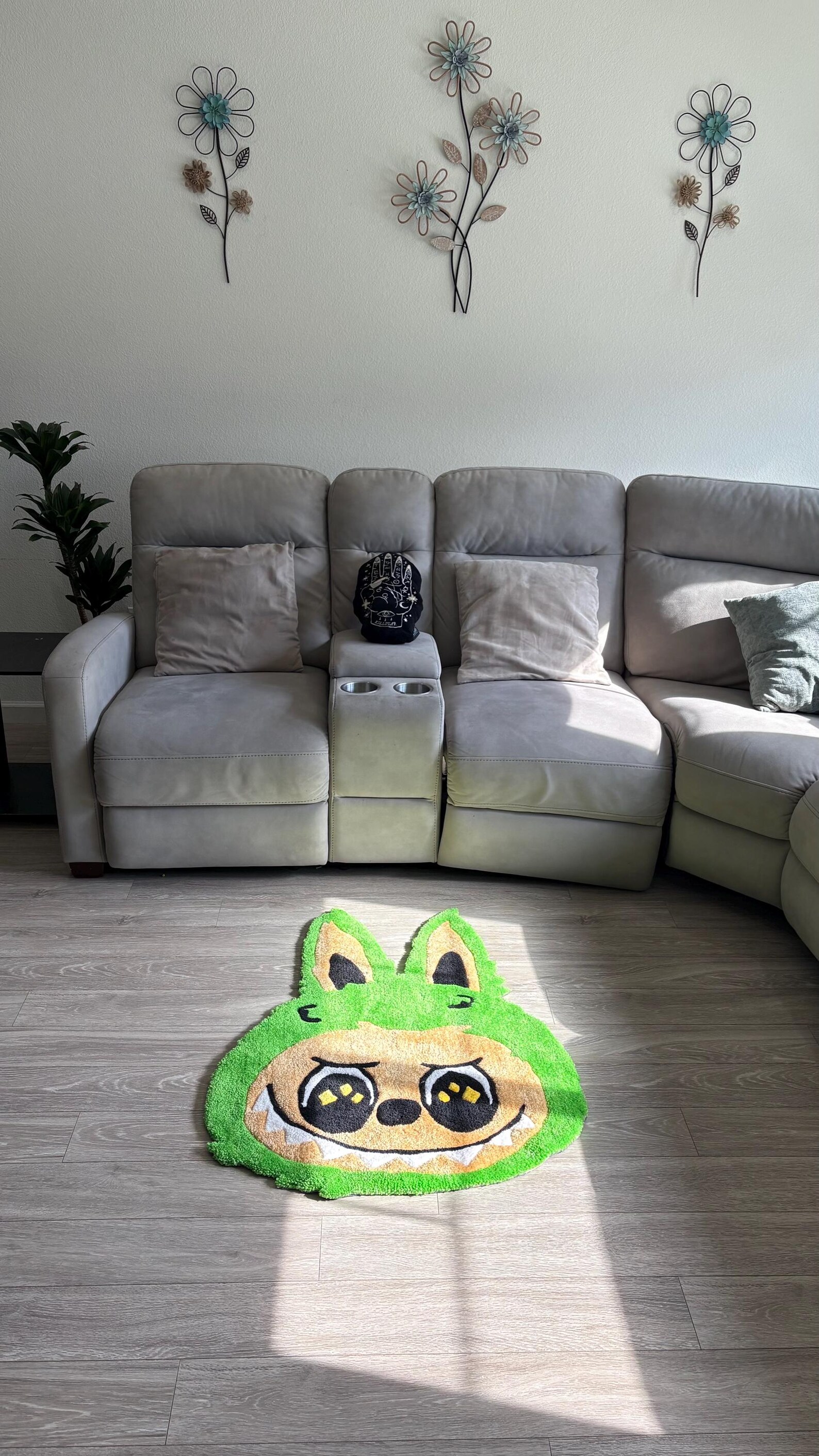 Handmade Lafufu Head Rug - Etsy
