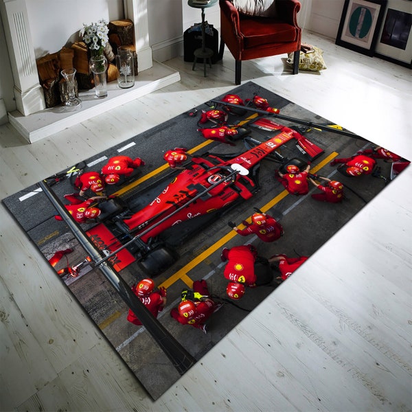 Ferrari Rug - Etsy