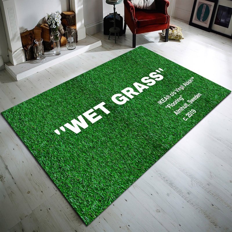 Wet Grass Rug - Etsy