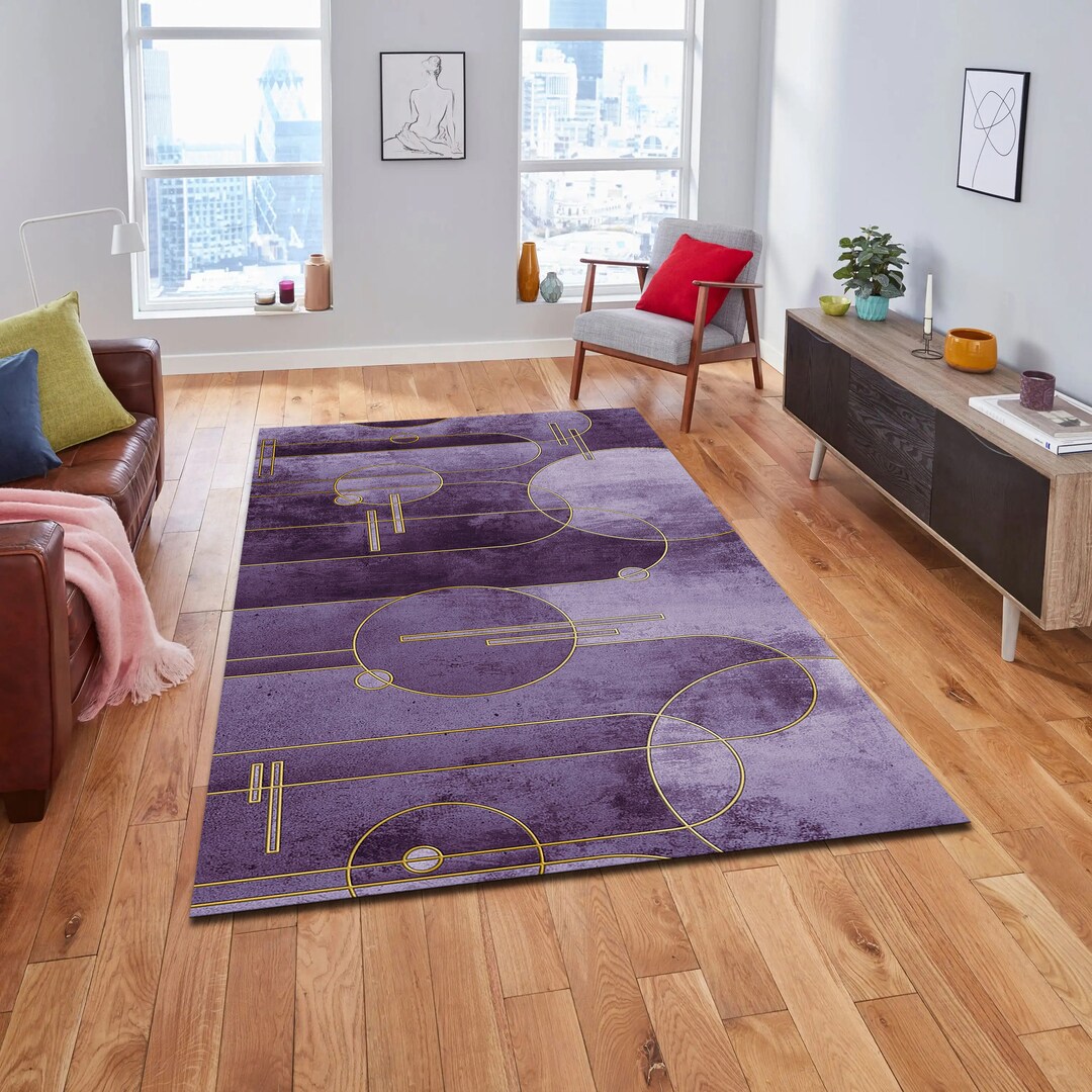Gift for Her Rug, Modern Shapes Rugs, Modern Rug, Nursery Rug, Modern ...