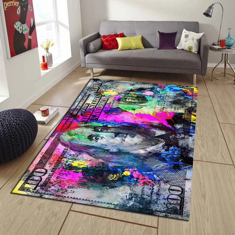 Dollars Bill Rug - Etsy