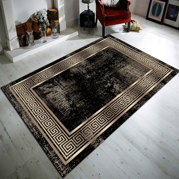 Greek Key Rug - Etsy