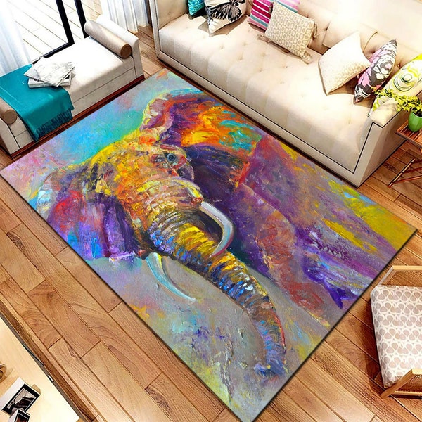 Elephant Rug - Etsy