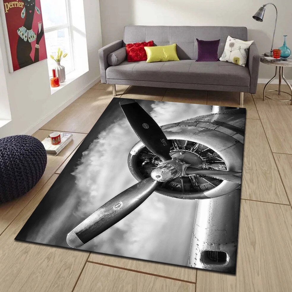 Airplane Decor Airplane Prop Rug Airplane Rug Aviation Rug - Etsy
