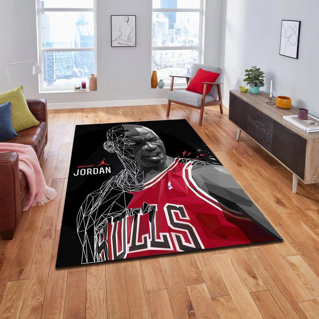 Michale Jordan Rug, NBA Rug, Legend Rug, Popular Rug, Home Decor, for ...