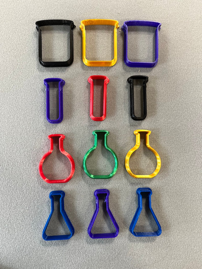 Set of Science Glassware Shapes (12 Per/ Package) to String, or Create ...
