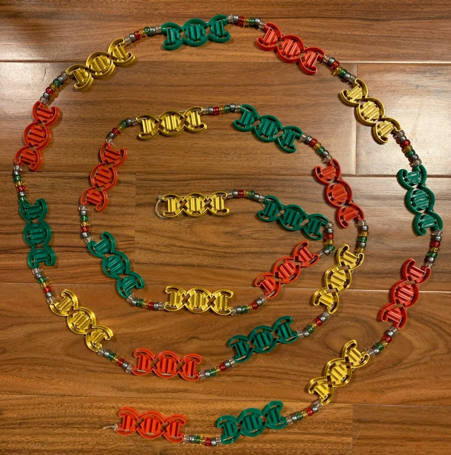 Colorful 3D DNA Chain/ Banner Unique Decoration for Home - Etsy