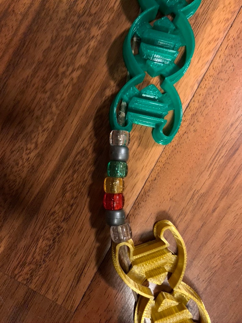 Colorful 3D DNA Chain/ Banner Unique Decoration for Home - Etsy