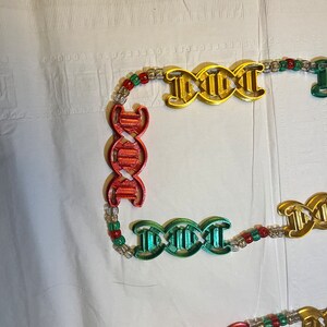 Colorful 3D DNA Chain/ Banner - Unique Decoration for Home, Office ...