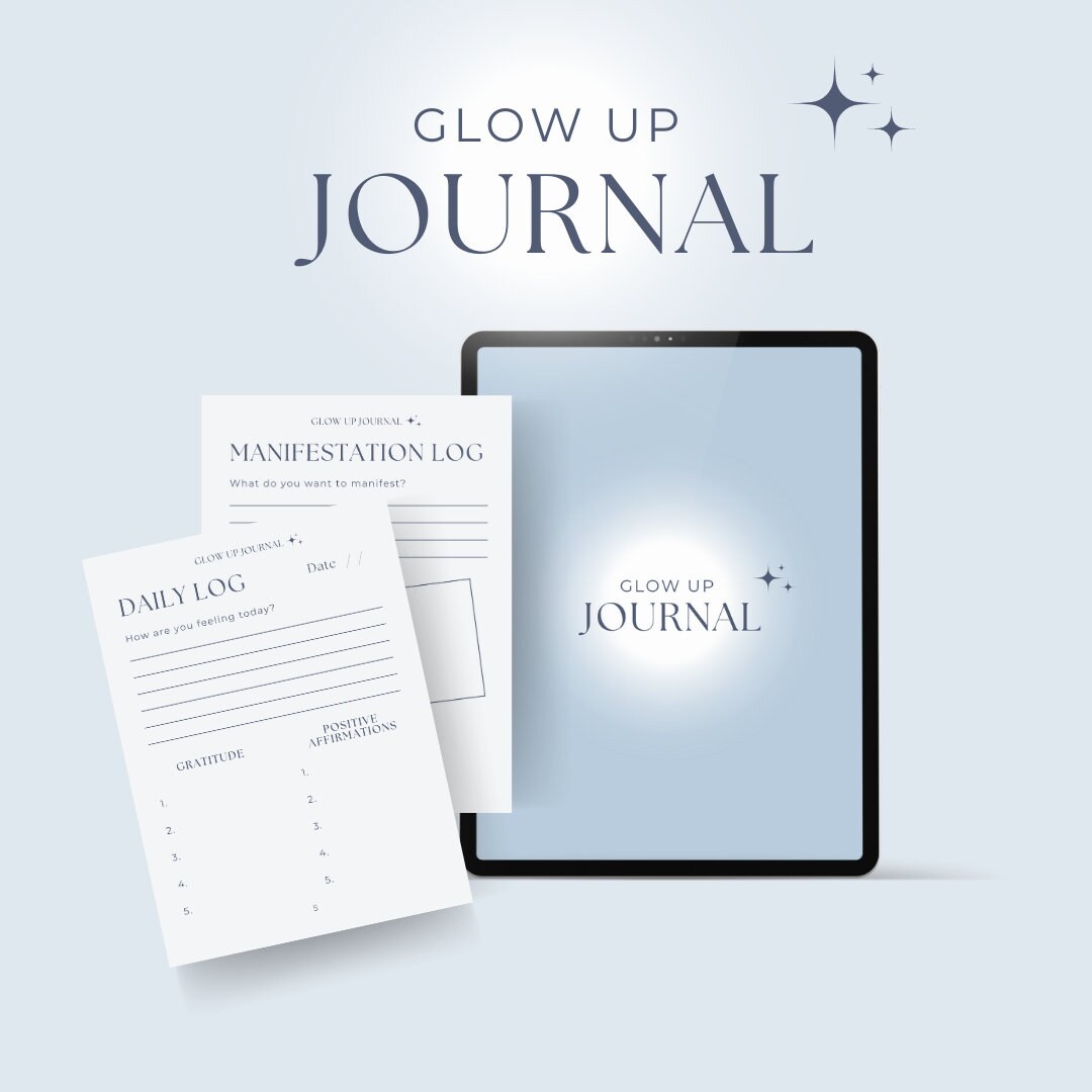 Glow up Journal, Shadow Work Journal, Manifestation Journal, Gratitude ...