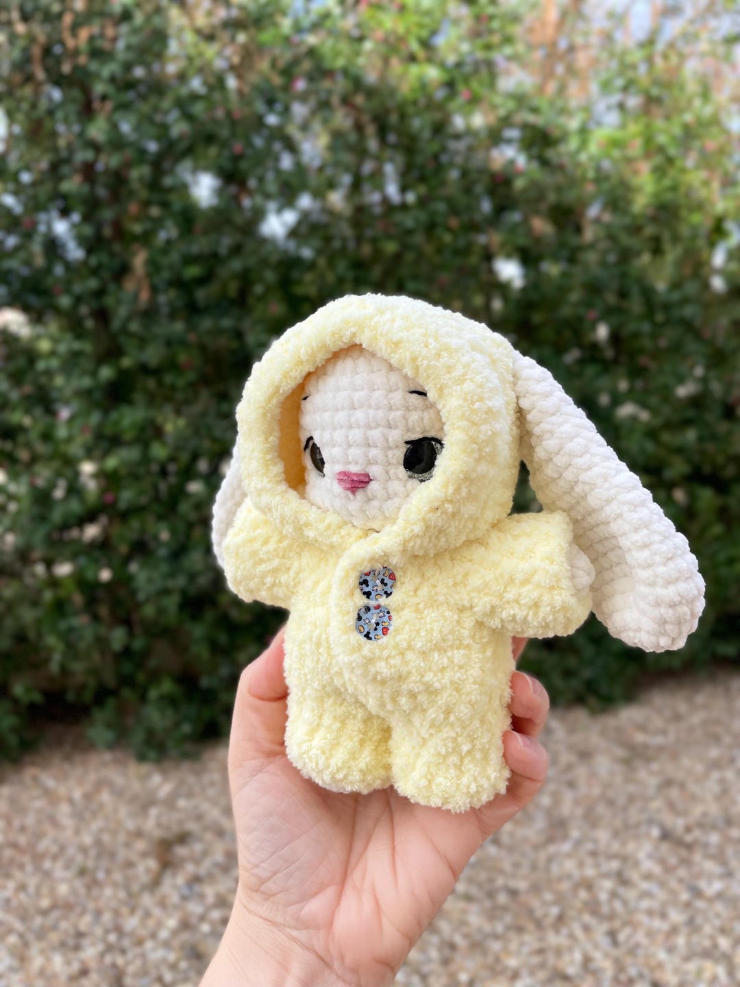 Bunny With Overalls Handmade Crochet Plush Amigurumi Crochet - Etsy