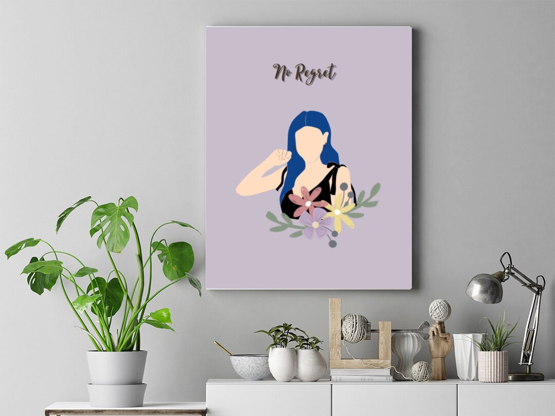 Printable Girl Boho Poster, Digital Print Poster, Girl Poster, Purple ...