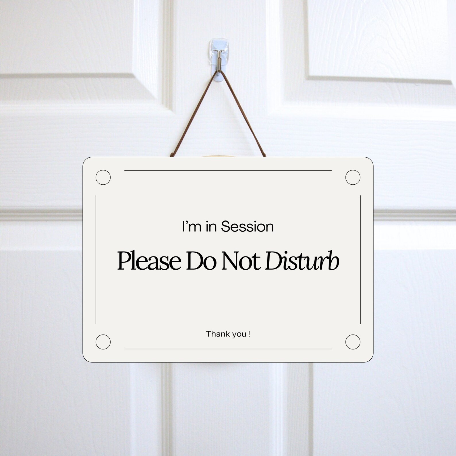 Therapy Door Sign - Therapist Welcome Sign - Door Hanger for Counselors ...