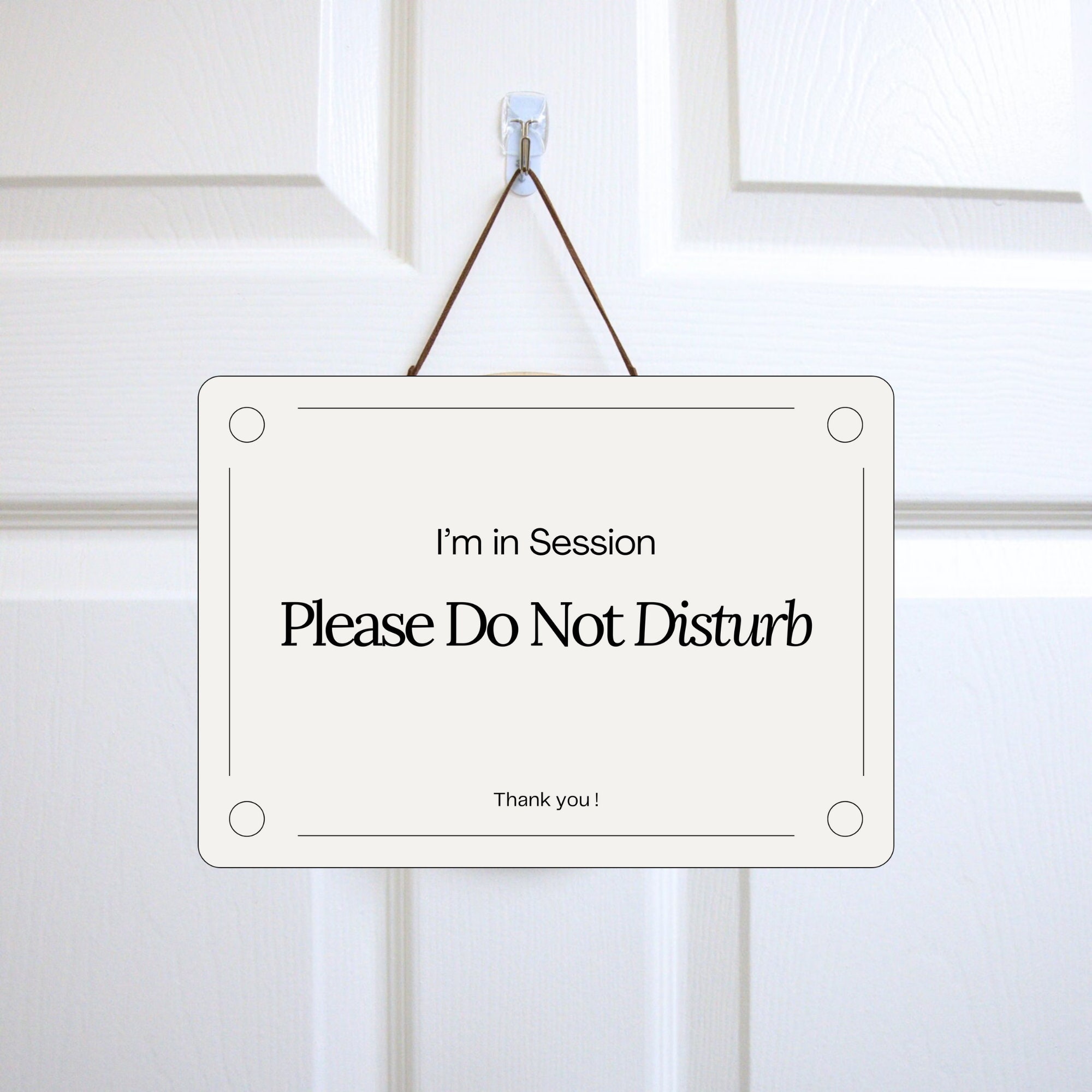 Therapy Door Sign - Therapist Welcome Sign - Door Hanger for Counselors ...