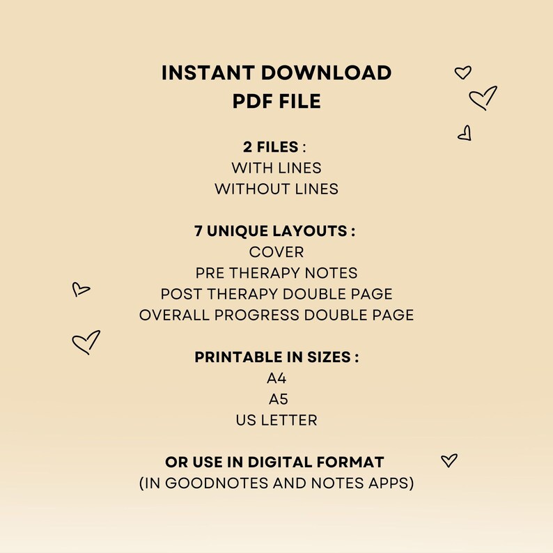 Therapy Journal - Post Therapy Notes - Therapy Debrief Journal, Therapy ...