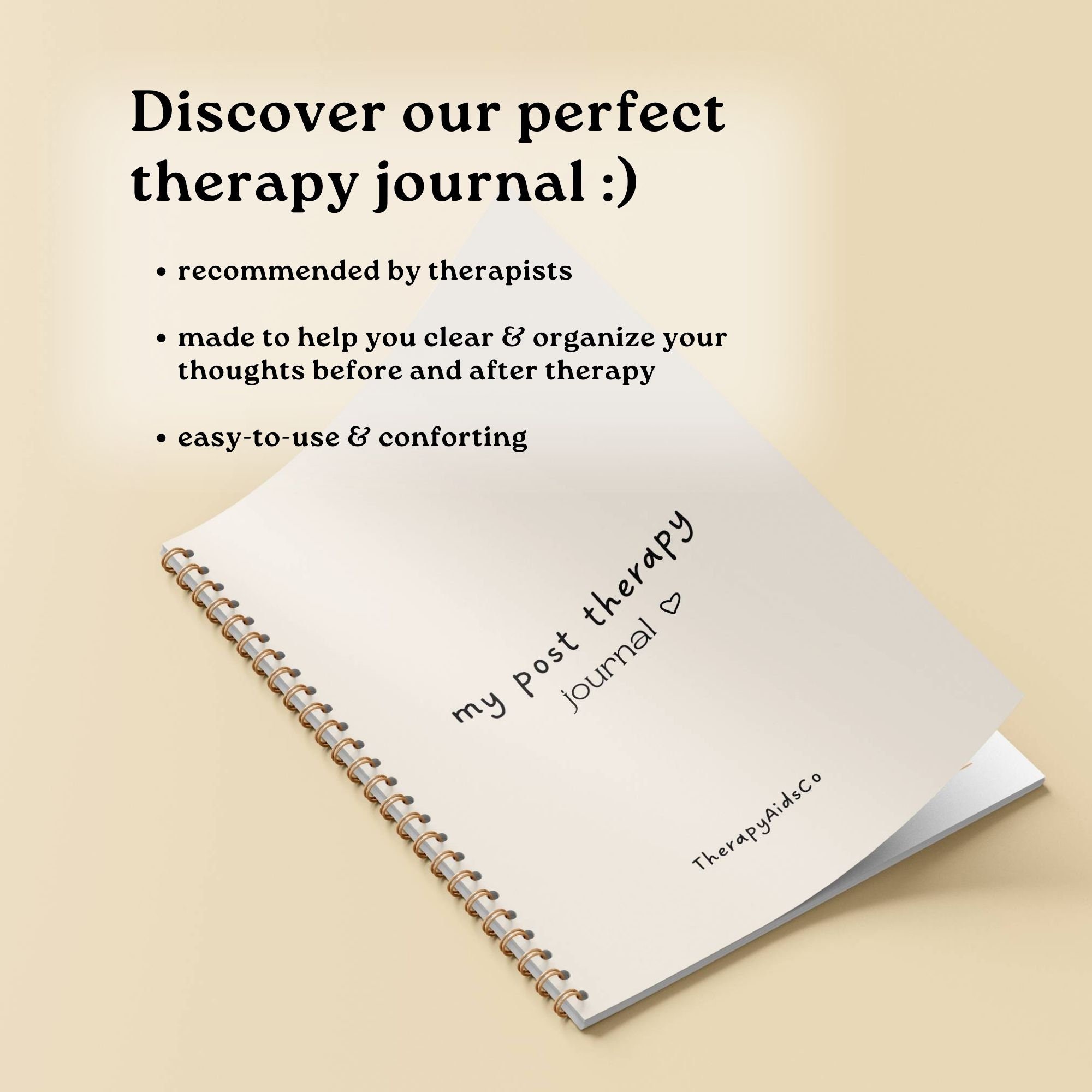 Therapy Journal - Post Therapy Notes - Therapy Debrief Journal, Therapy ...