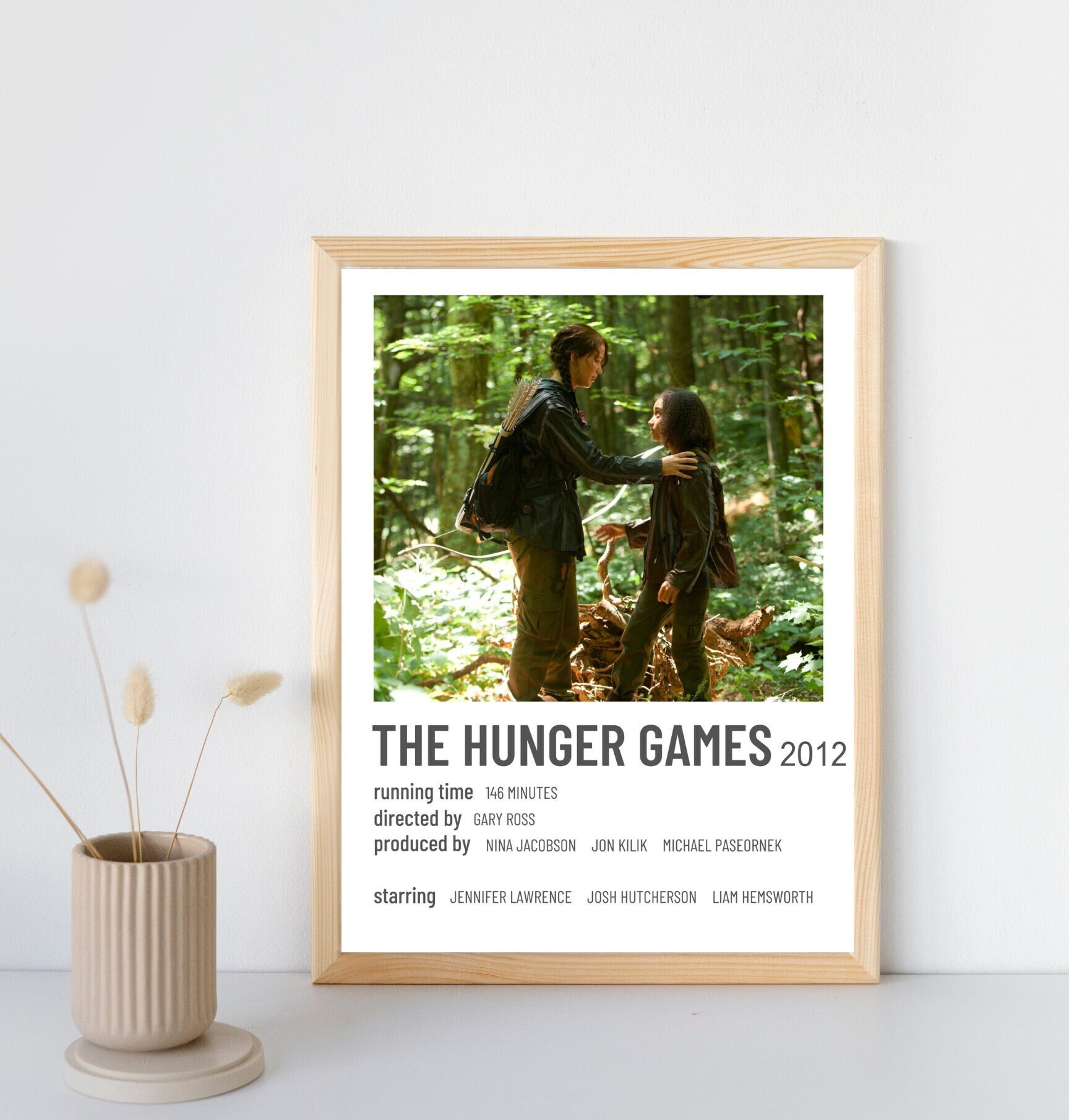 The Hunger Games Dorm Wall Polaroid Movie Printable Digital Poster - Etsy