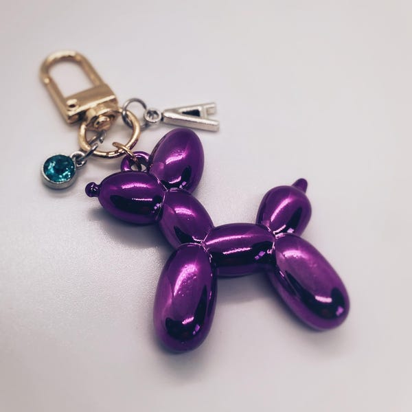 Balloon Dog Keychain - Etsy