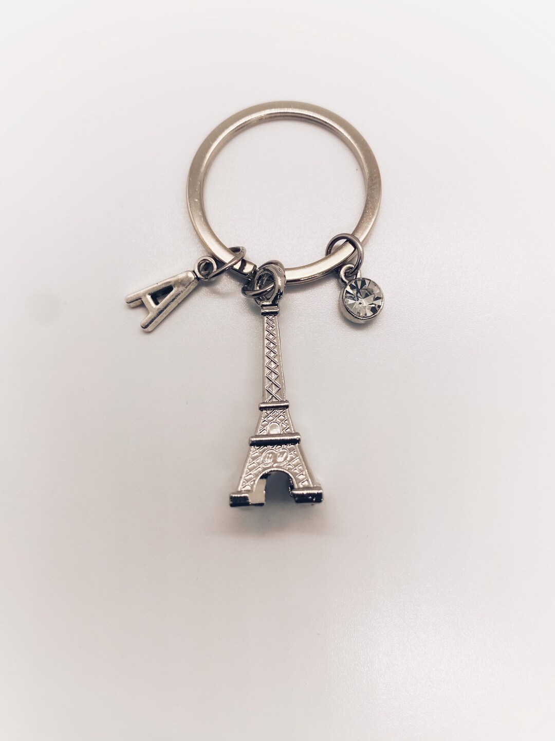 Eiffel Tower Keychain, Personalized Eiffel Tower Charm Accessory ...