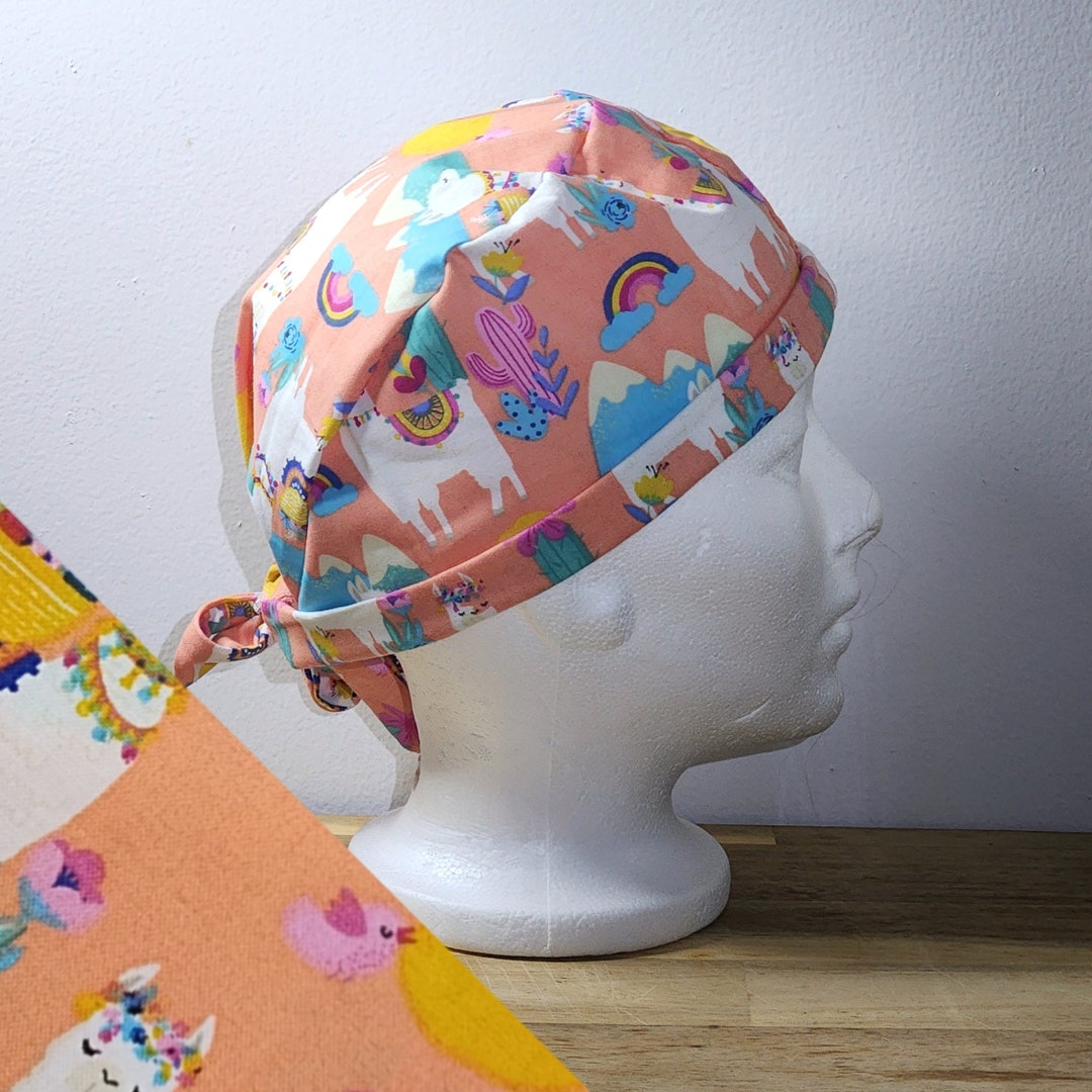 Lama - Scrub Hat/chapeau De Chirurgie - Etsy