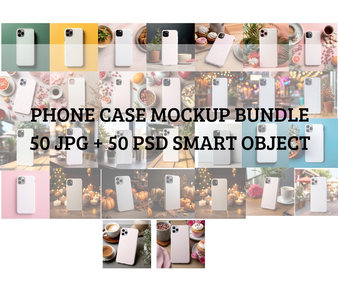 Phone Case Bundle Mockup 50 iPhone Case Mockup iPhone 15 - Etsy New Zealand