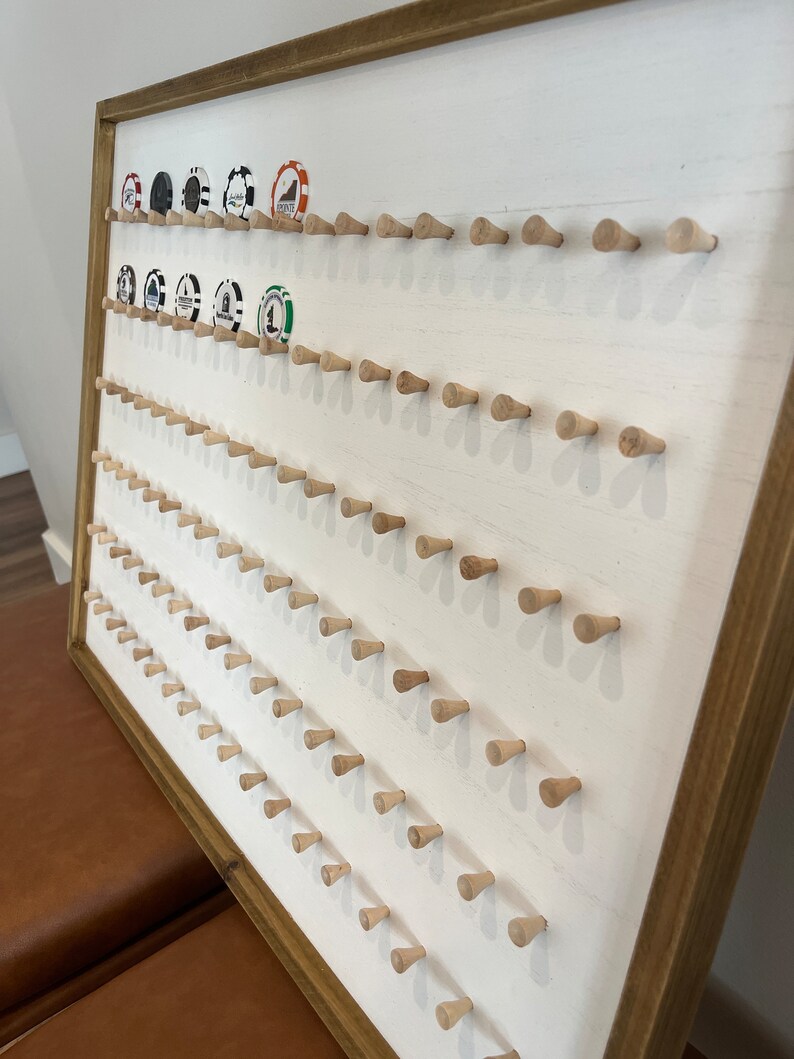 Golf Poker Chip / Ball Marker Display - Etsy