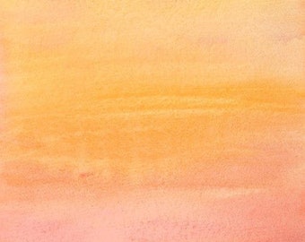 5 Hand Painted Watercolour Backgrounds - Pink Purple Yellow - Genuine ...
