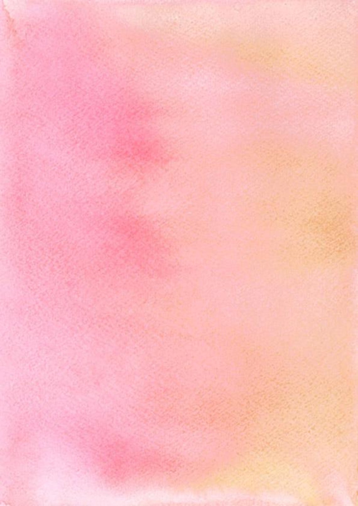 5 Hand Painted Watercolour Backgrounds - Pink Purple Yellow - Genuine ...