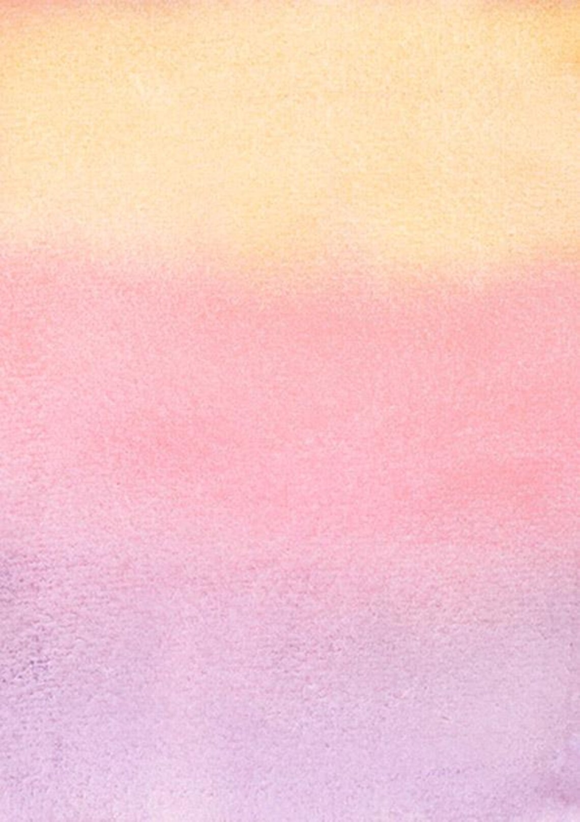 5 Hand Painted Watercolour Backgrounds - Pink Purple Yellow - Genuine ...