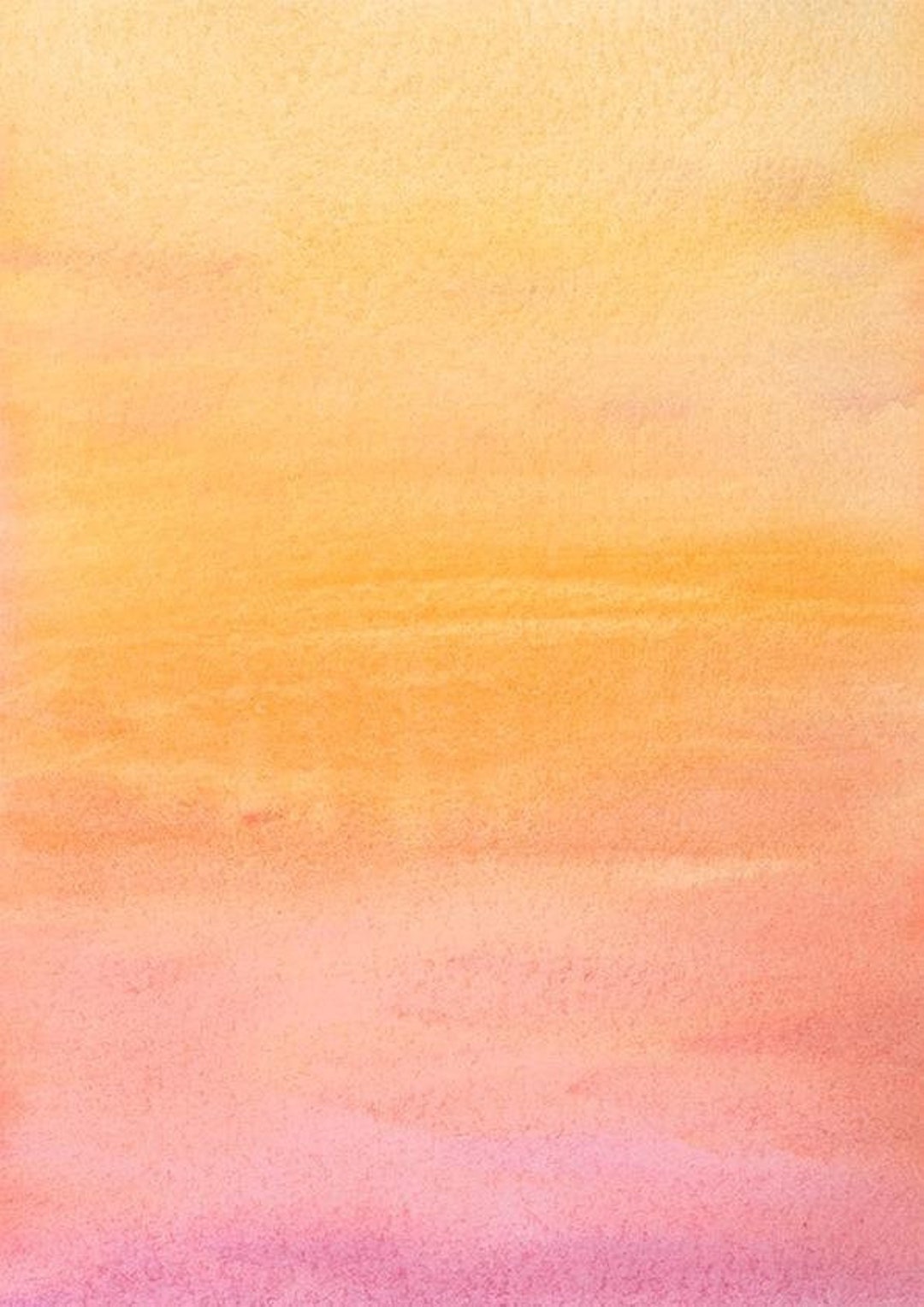 5 Hand Painted Watercolour Backgrounds - Pink Purple Yellow - Genuine ...