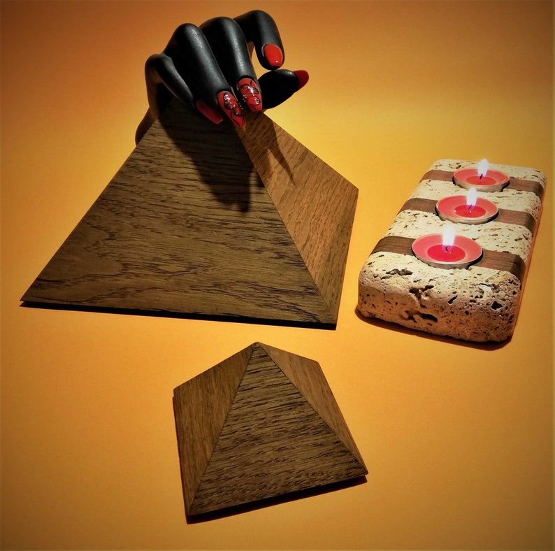 Wooden Energy Pyramid , Home Decor, Handcrafted, Gift, Masterpiece ...