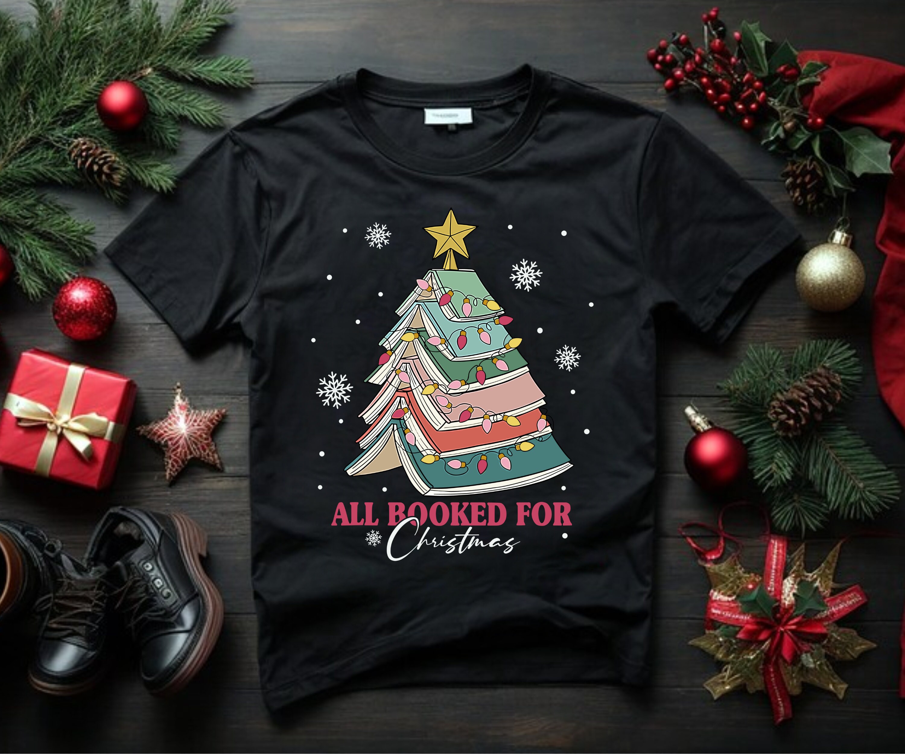Christmas Book Tree Svg Png, Christmas Gift, Book Lovers Png, Bookworm ...