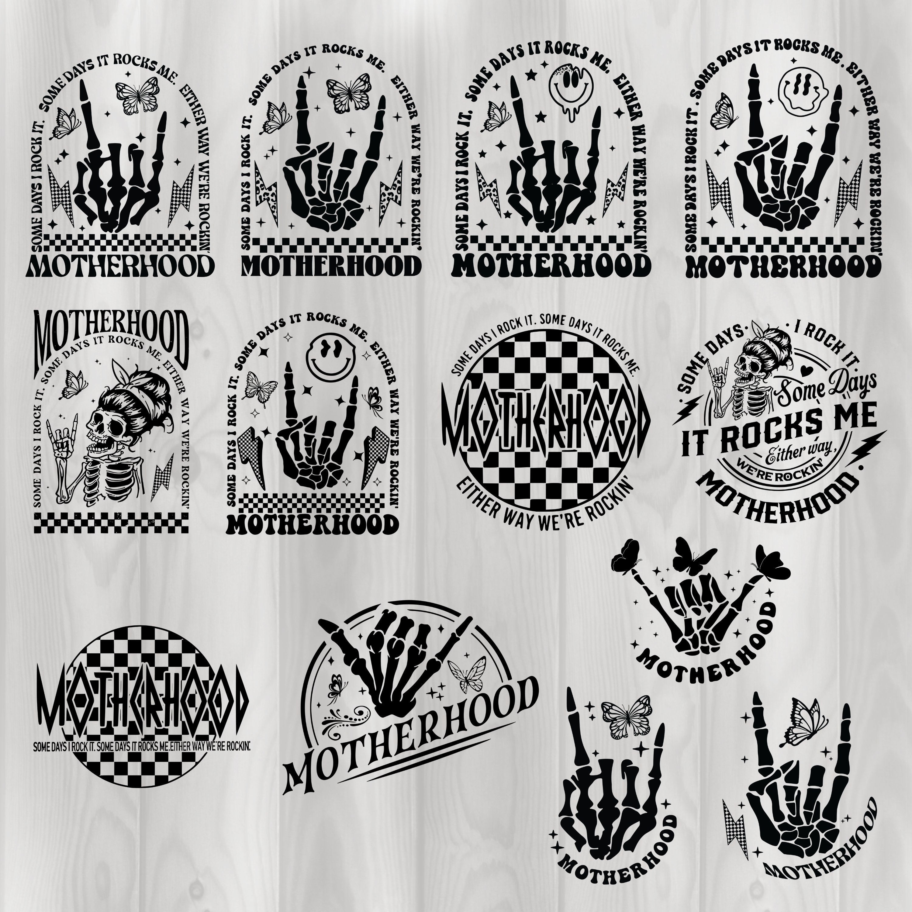 Motherhood Some Day I Rock It Svg Png, Retro Motherhood Sublimation ...