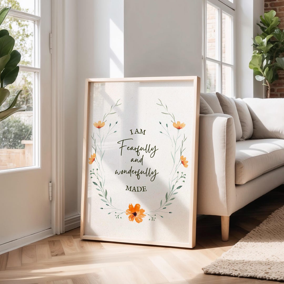 Fearfully And Wonderfully Made Decor