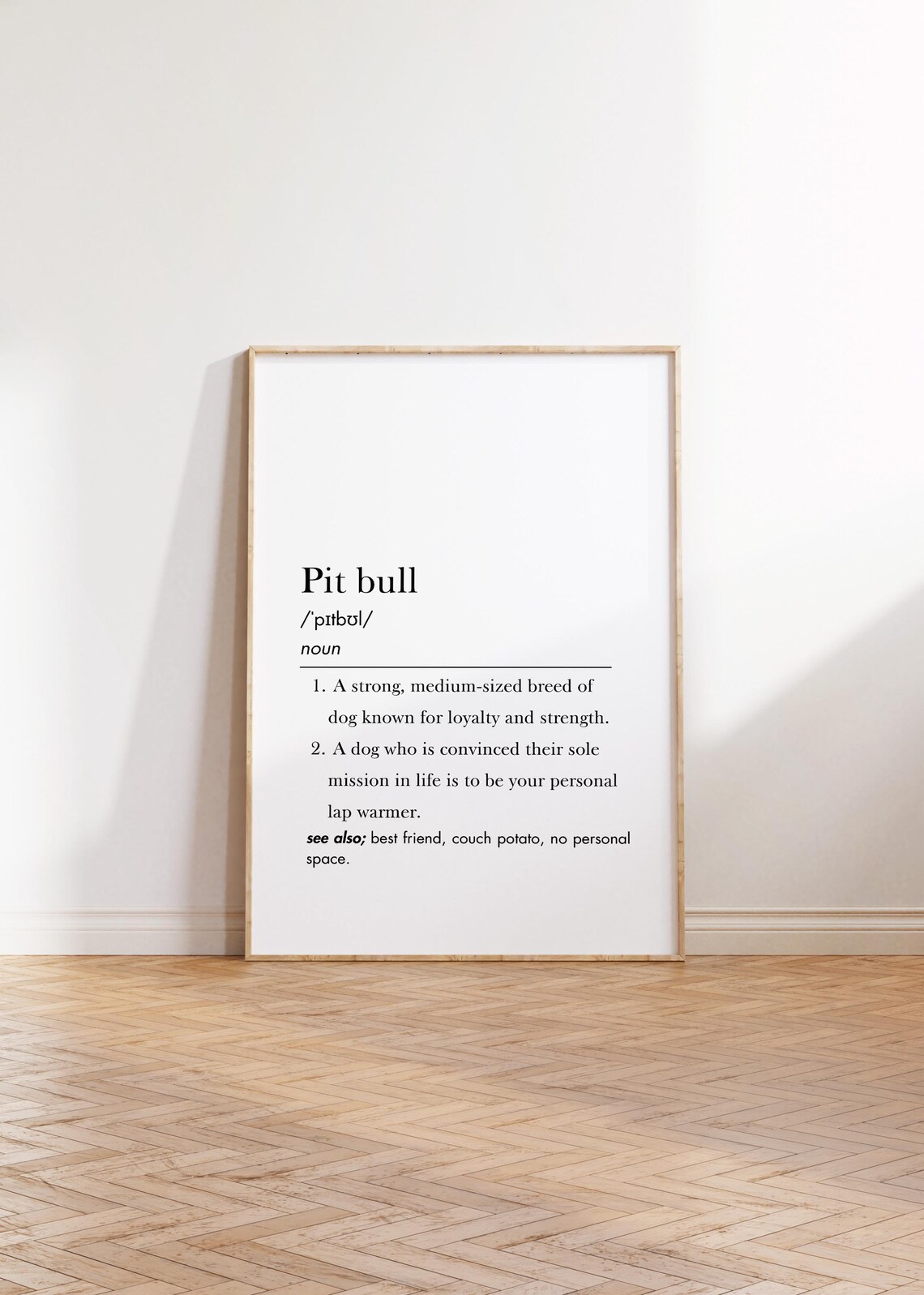 Pitbull Definition Print, Pit Bull Definition Art, Dog Mom, Dog Dad ...