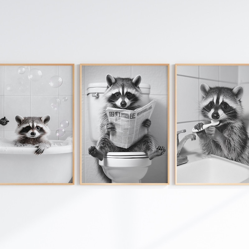 Funny Animal Art - Etsy